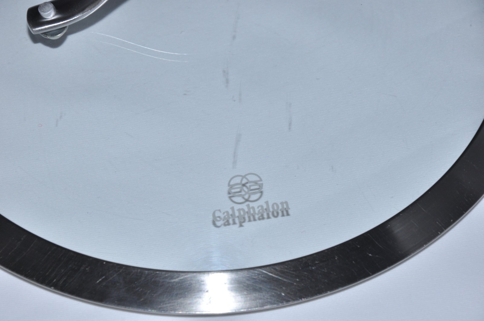 GUC Calphalon 8 qt Stock Pot #808 Stainless Steel with Clear Glass Lid ...