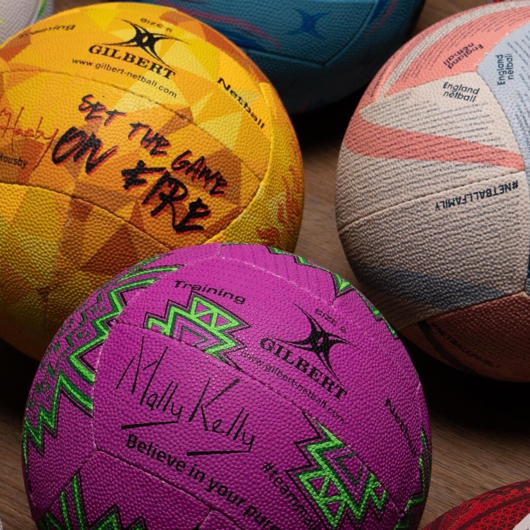 Gilbert Netball Training Balls - Overprint Pack Of 5 Balls - Size: 5 ...