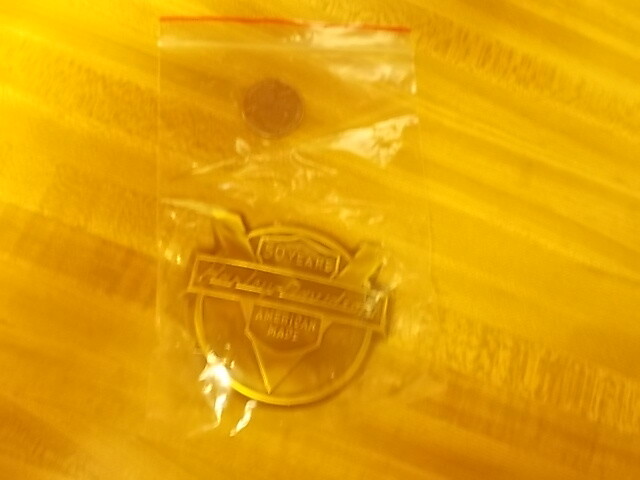 HARLEY-DAVIDSON MOTORCYCLES 50th. ANNIVERSARY FRONT FENDER EMBLEM ...