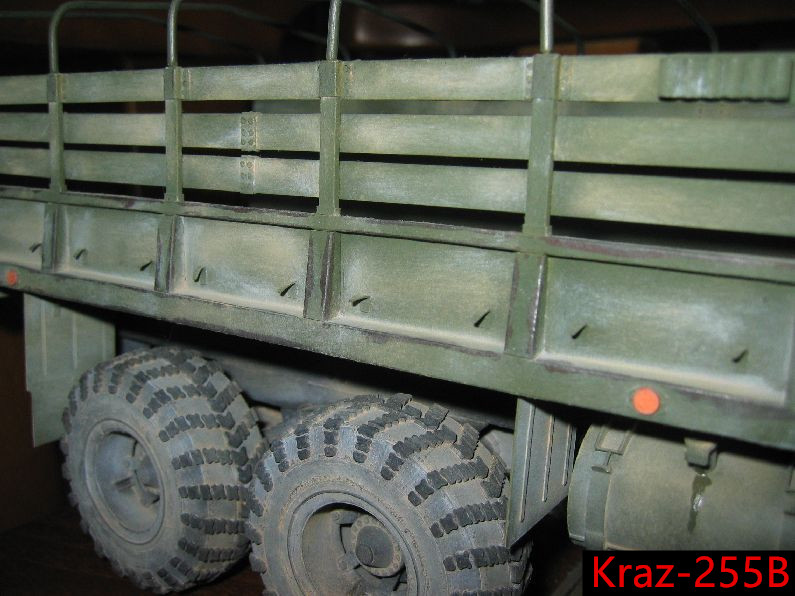 Russian Military Truck Kraz-255B 1:25 DIY Paper Model Kit | eBay