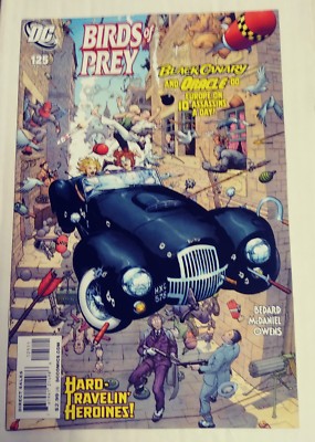 BIRDS OF PREY #125 FIRST PRINT DC COMICS (2009) ORACLE HUNTRESS BLACK ...
