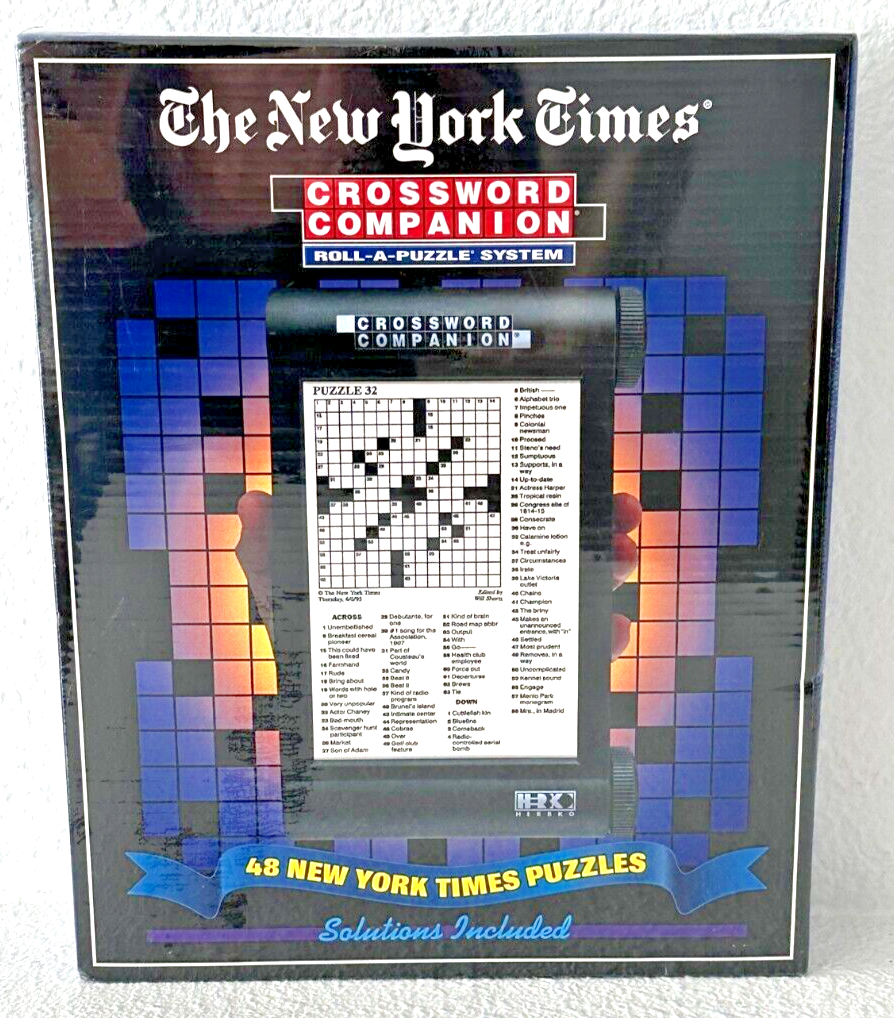 The New York Times Crossword Companion Roll-A-Puzzle 48 Puzzles Volume ...