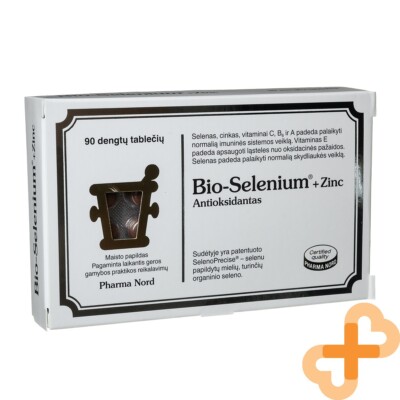 PHARMA NORD BIO SELENIUM ZINC 90 Tablets Immune System Thyroid Health ...