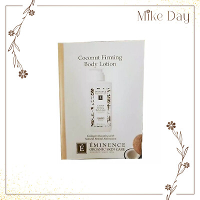 Eminence Coconut Firming Body Lotion SAMPLE CARD set of 6 | eBay