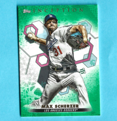 2023 Topps Inception Green #14 Max Scherzer | eBay