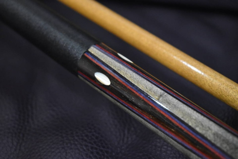 Vintage Cue Ada-Chi Adarch Petal Inlay Used, Custom, Pool/billiard cue ...