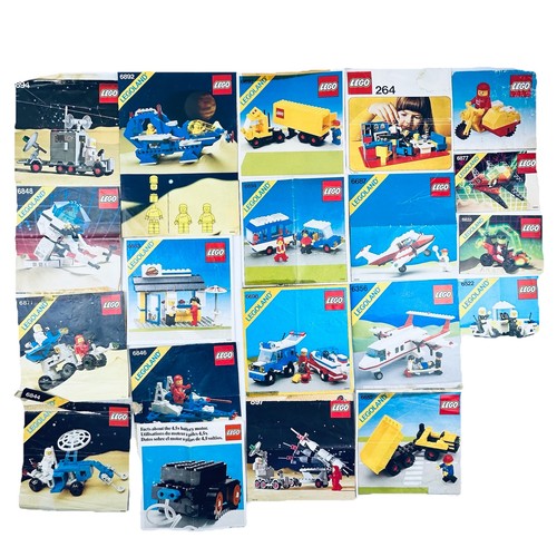 20 x Lego 1980s 80s Legoland Vintage Instruction Manual Assembly Book ...