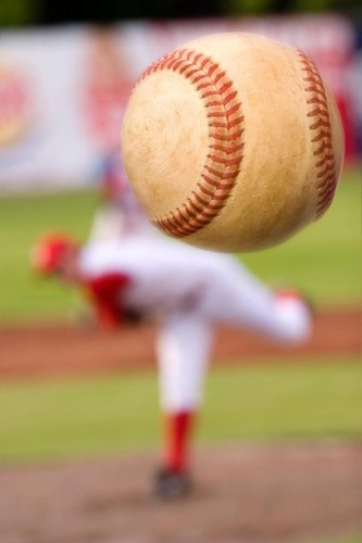 The Pitch Baseball Pitcher Throwing Fast Ball Photo Photograph Poster ...