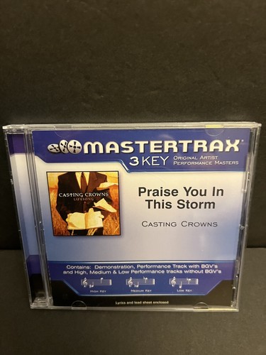 MasterTrax 3 Key Praise You In This Storm Casting Crowns Christian CD ...