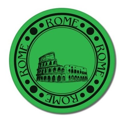 Rome Travel Round Vinyl Sticker - SELECT SIZE | eBay