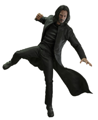 Matrix Resurrection Neo Keanu Reeves Toy Fair Exclusive Hot Toys ...
