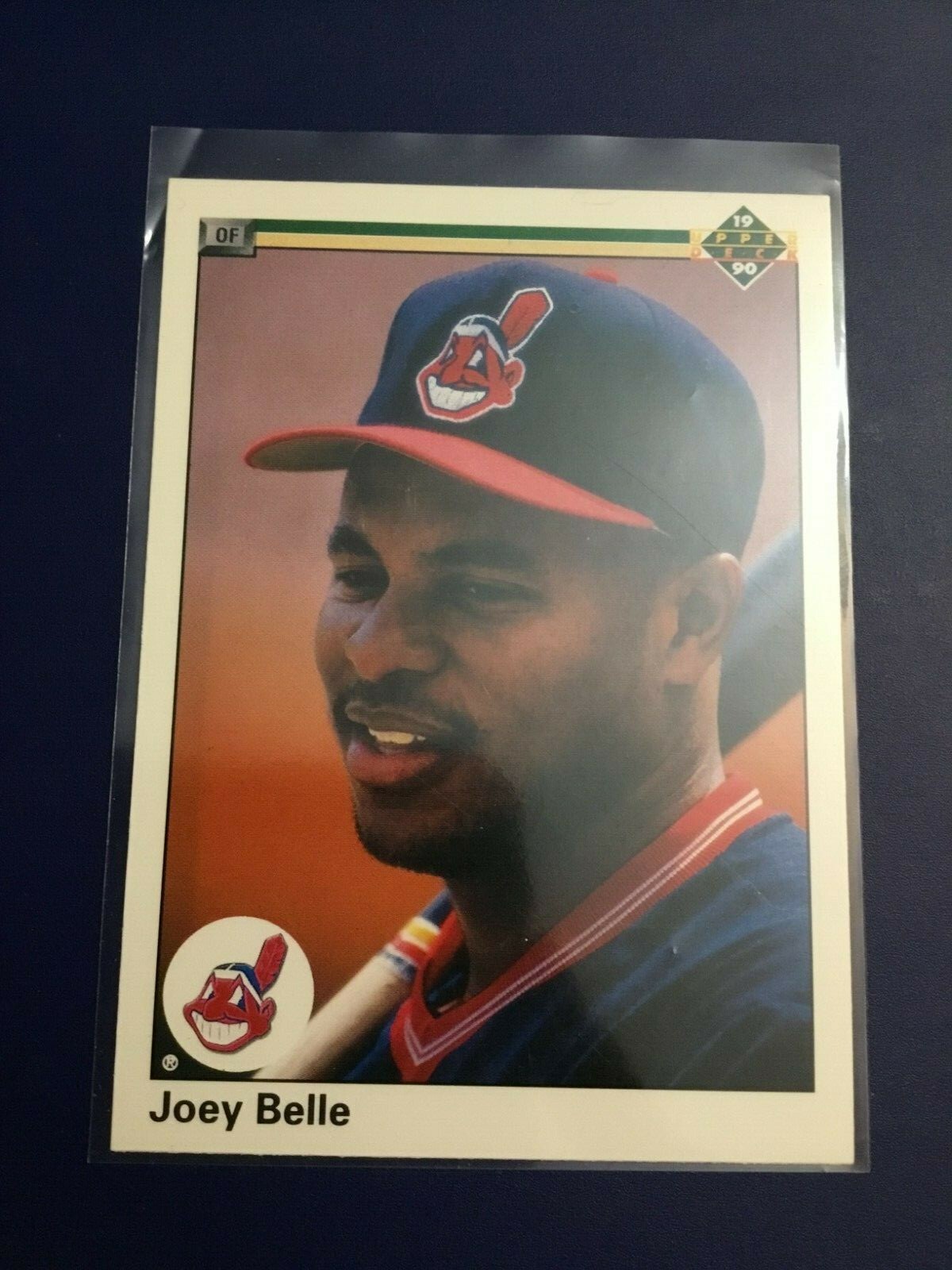 1990 Upper Deck # 446 ALBERT BELLE ROOKIE RC Cleveland Indians Orioles ...