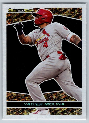 2021 Topps Update Black Gold Yadier Molina Card BG-16 St. Louis ...