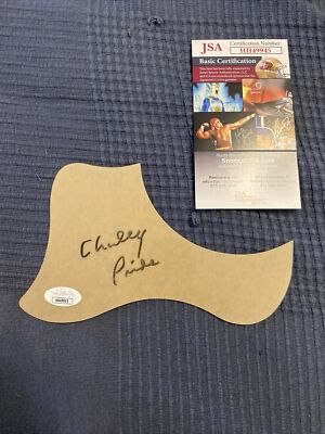 Charley Pride Signed Autographed Guitar Pick Guard JSA Authentic | eBay