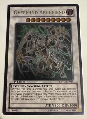 Overmind Archfiend Ultimate Rare 1st Edition Yugioh EXVC-EN044 NM | eBay