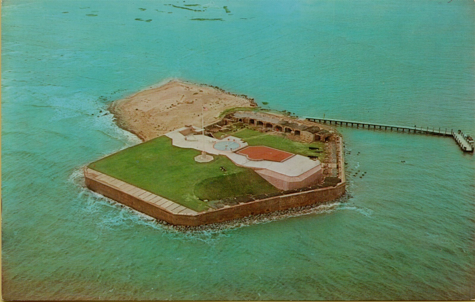 Air Aerial View of Fort Sumter National Monument Charleston SC Postcard ...