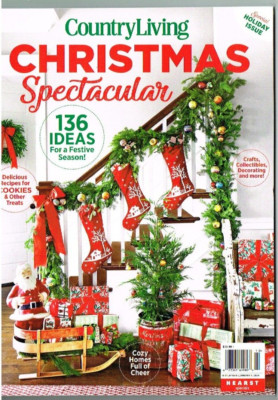Country Living Christmas Spectacular Holiday Issue Magazine Ideas Decor ...