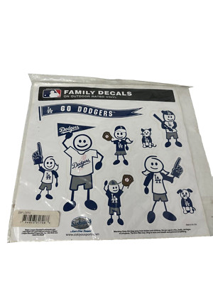 Los Angeles Dodgers Family Decals for Home or Car by Siskiyou Sports | eBay