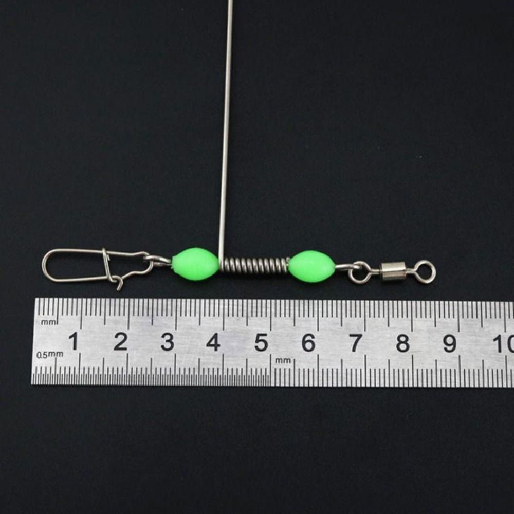 10Pcs with Pearl Rolling Swivel Lock-open Fishing Swivels Barrel ...