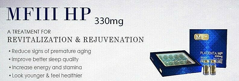 MF Plus HP Medical Grade 330 mg. - 2 boxes ( 20 vials x 2ml) CELL ...