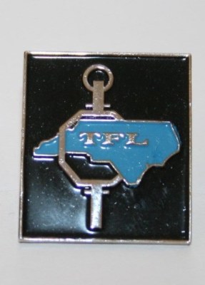 Tar Heel Forensics League NC high school speech and debate lapel pin--L ...