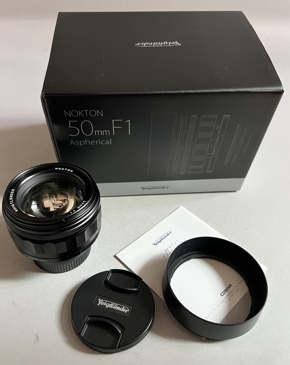 Voigtlander Nokton 50mm f/1 50/1.0 Aspherical Lens VM Leica Voigtlander Nokton 50mm f/1 50/1.0 Aspherical Lens VM Leica