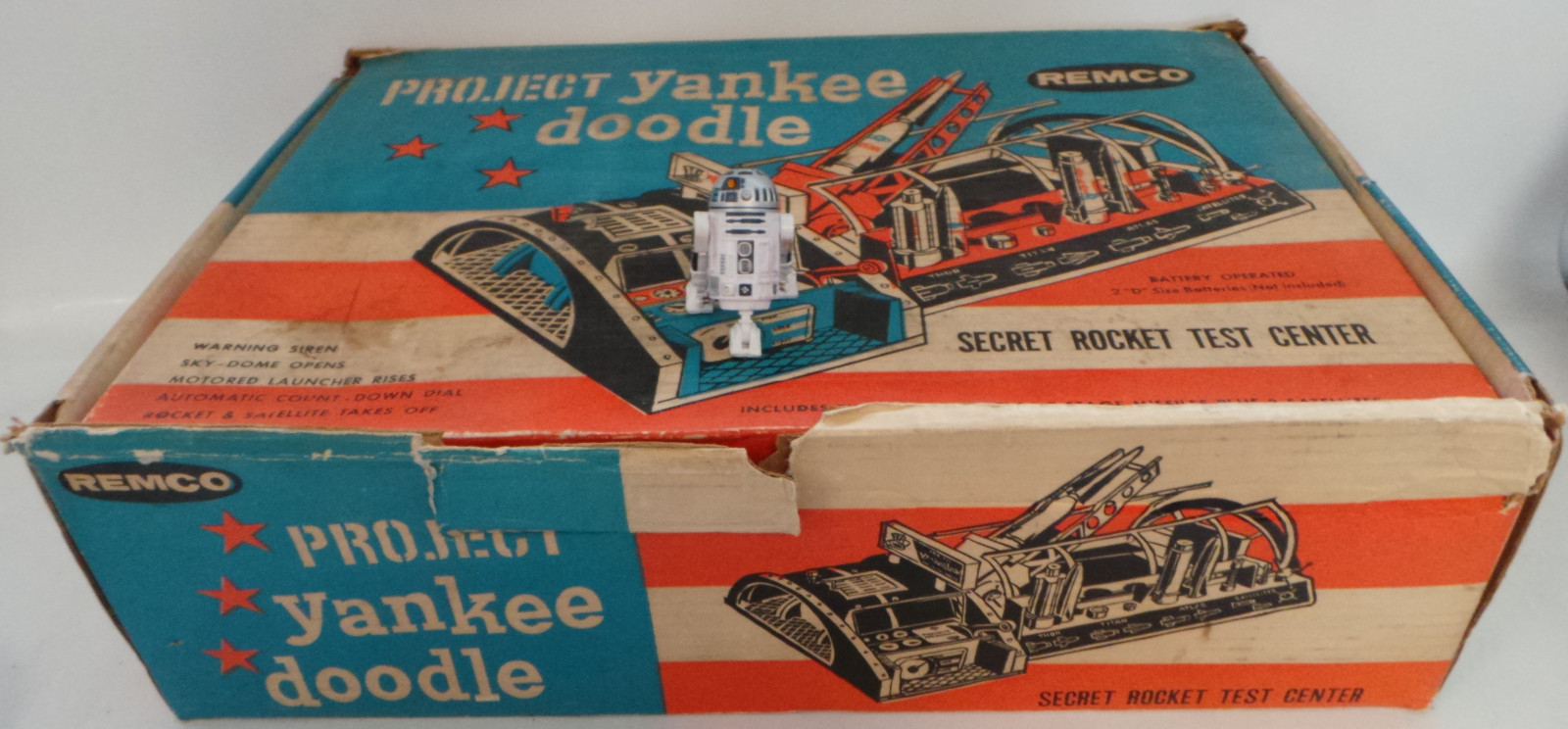 ROCKETS : PROJECT YANKEE DOODLE ROCKET TEST CENTER VINTAGE TOY - VERY ...
