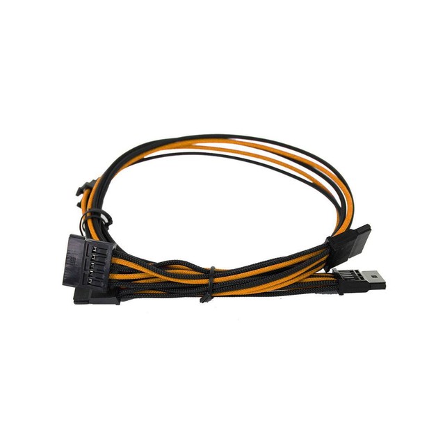 EVGA Black & Orange 1600 G2/p2/t2 Power Supply Cable Set Individually ...