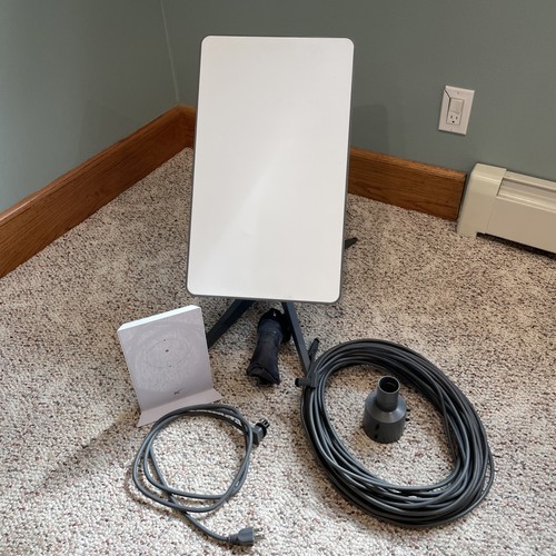 Starlink V2 Satellite Dish Kit w/ Router + Pipe Adapter & 150 ft Cord ...