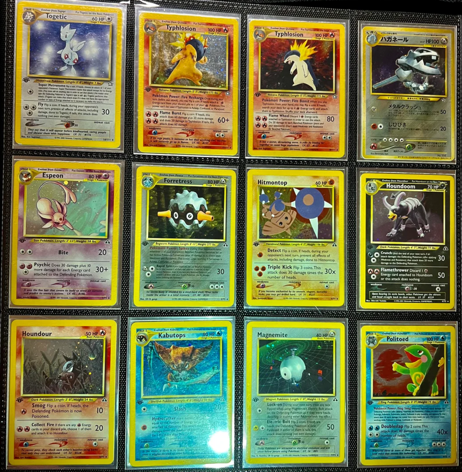 Vintage Pokémon TCG Lot 5 WOTC To 2010 cards: Only Rares,Holos,First ...