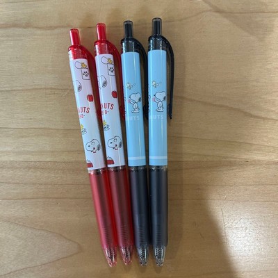 Snoopy Jetstream 4-Piece Pen Set, Black Ink | eBay Australia