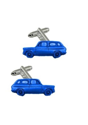 Anglia 105E Estate ref70 3D Blue car Cuffs Cufflinks Wedding Occasion ...