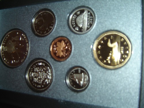 1993 Canada Stanley Cup PROOF Double Dollar Set i/c Silver Dollar Mint ...