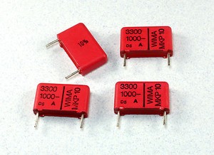 10pcs WIMA 3300pF 3.3nF 1000V 10% Film Capacitor MKP-10 1kv ...