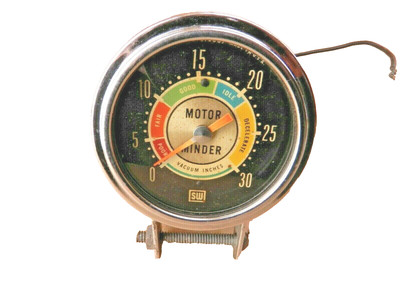 SW Stewart Warner 355 Vacuum Gauge Motor Minder 2 5/8" Hot Rat Rod ...