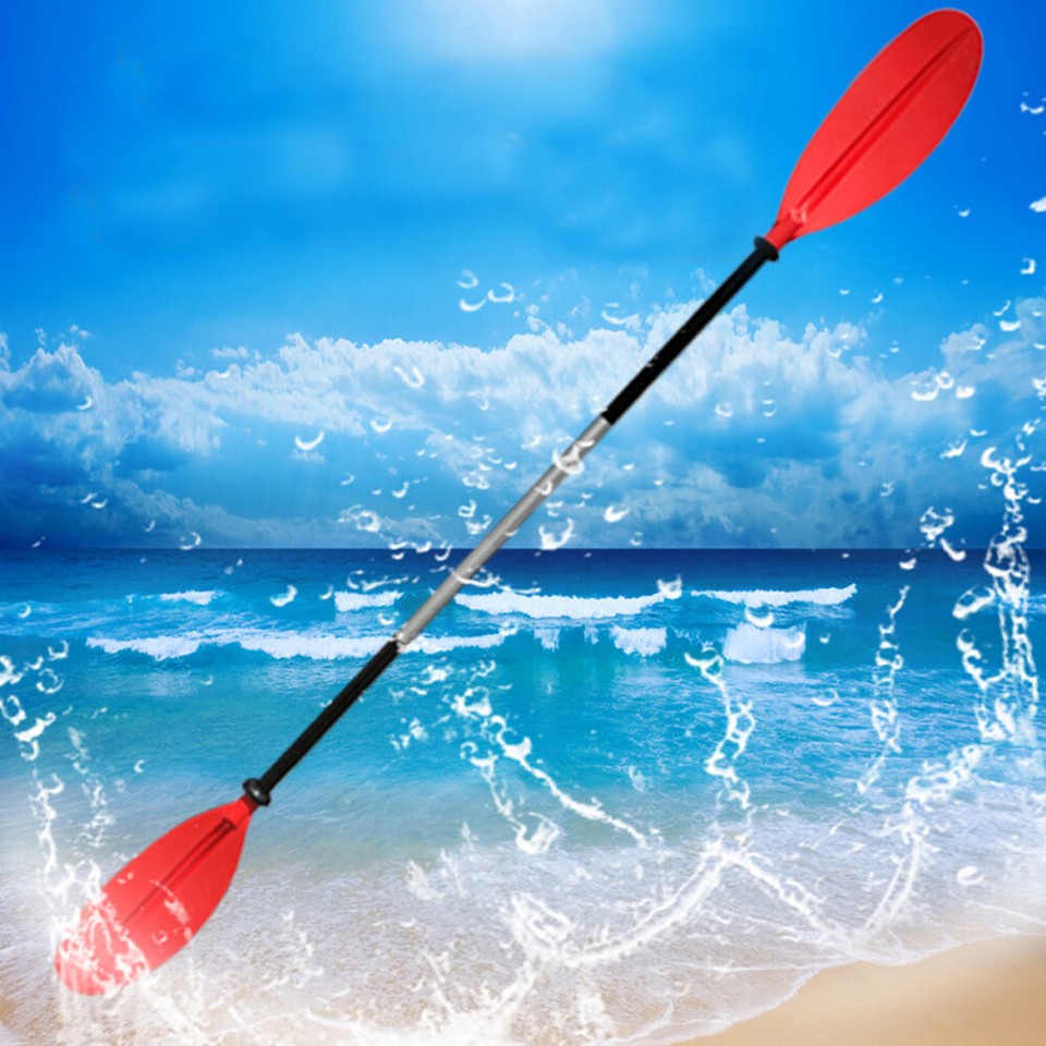 Double-Ended Kayak Paddle 220cm Detachable Lightweight Aluminum Canoe ...
