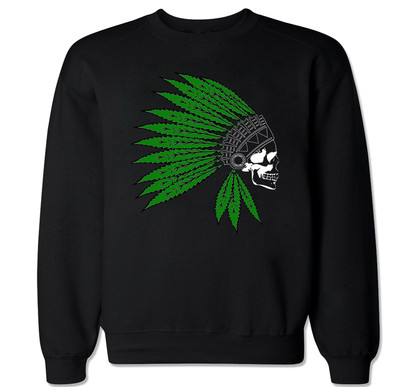 POT HEAD SATIVA INDICA HYDROPNICS NUTRIENTS BLUNT DAB CREW NECK SWEATER ...