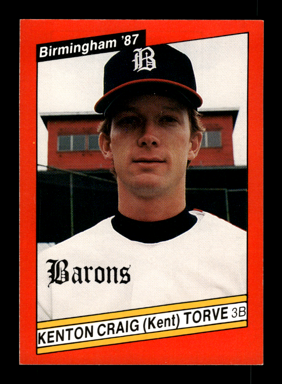1987 Best # 20 Kent Torve Card (ML) Birmingham Barons Chicago White Sox ...