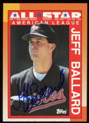 1990 Topps JEFF BALLARD Signed Card autograph AUTO ORIOLES PIRATES | eBay
