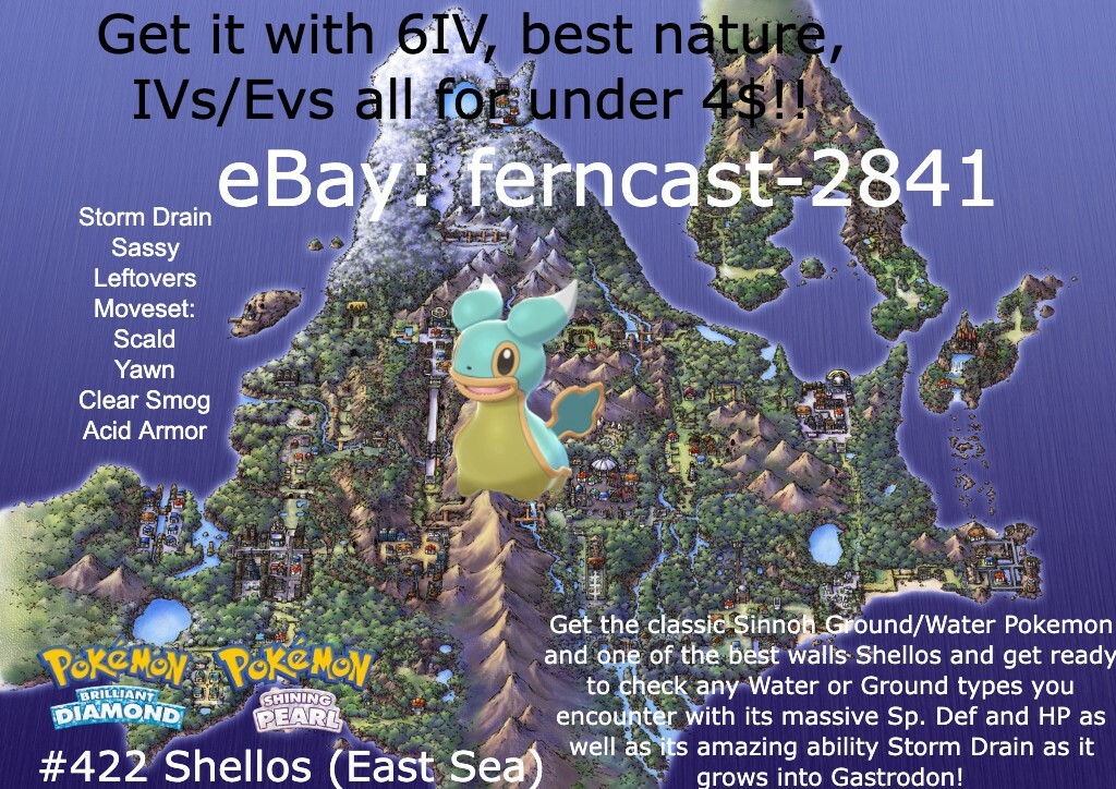 Shiny Shellos East Sea