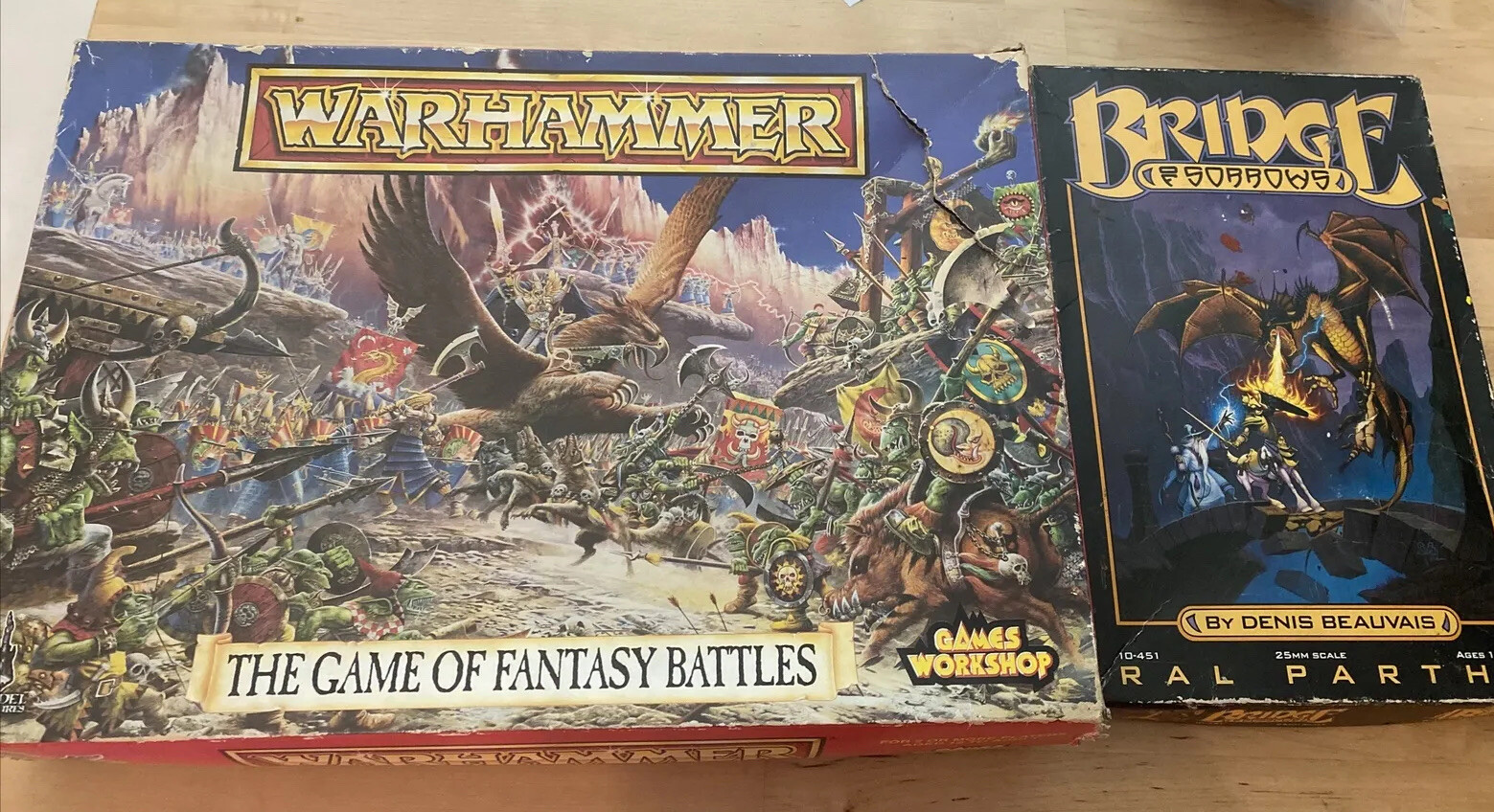 Ral Partha Bridge Of Sorrows Box Only & Warhammer 4th Edition Box ...