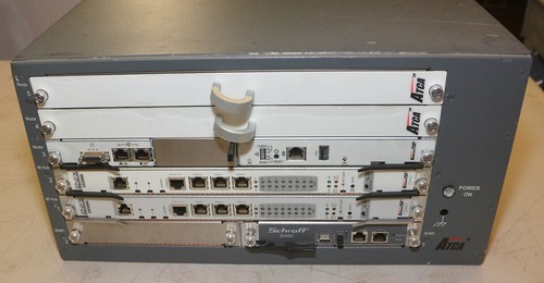 Schroff ATCA Chassis LOADED 2X ZYNX 5000 Dual Processor D30031-001 ...