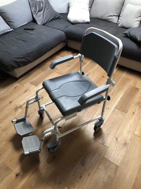 Aidapt Bewl Attendant Propelled Shower Commode Chair VB502 for sale ...