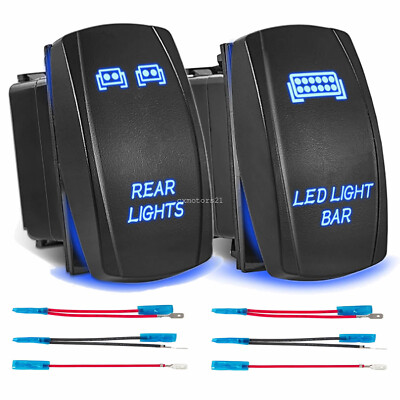 5 Pin Rocker Switch On-Off Light Switches For Polaris Ranger XP 800 ...