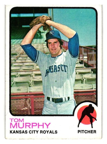 1973 Topps Baseball set HIGH #539 Tom Murphy EX-MT Kansas City Royals Free Ship | eBay