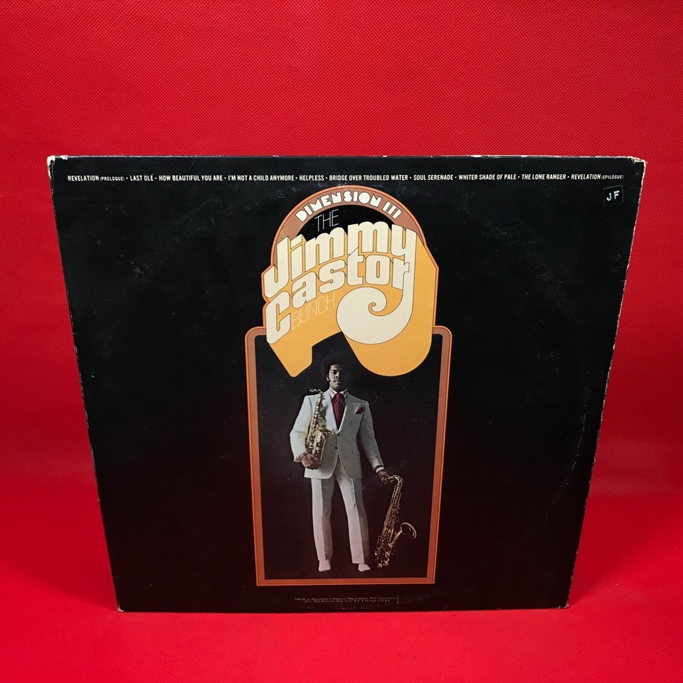 THE JIMMY CASTOR BUNCH Dimension III 1973 US Quadraphonic vinyl LP Jazz ...