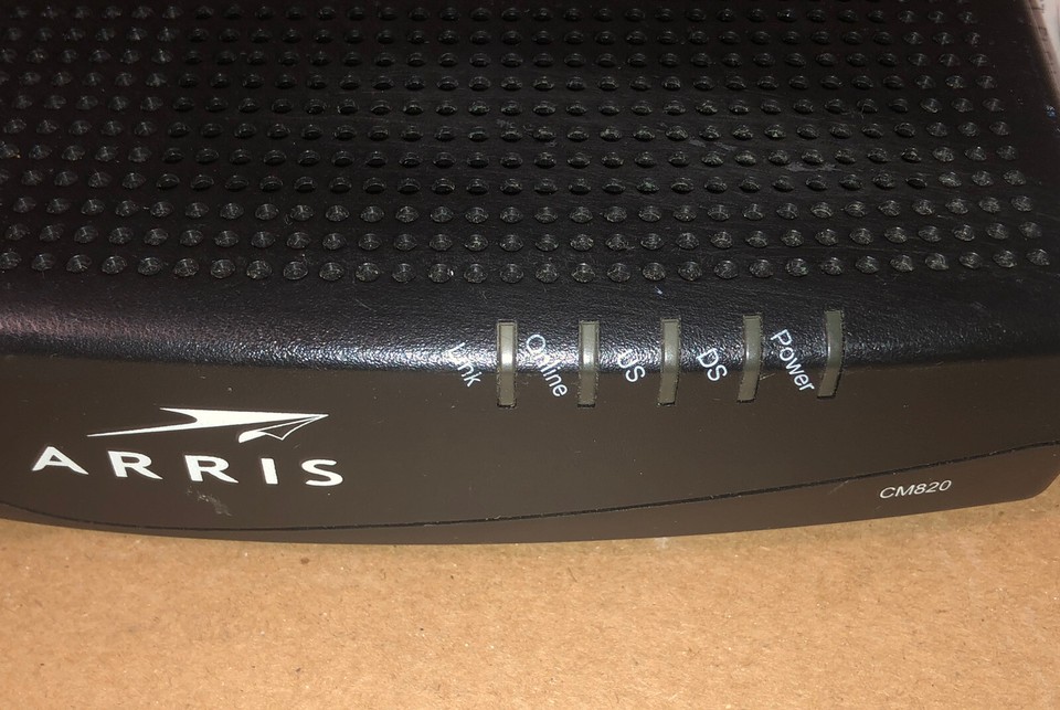 ARRIS CM820A Cable Modem DOCSIS 3.0 and Installation Wire Kit | eBay
