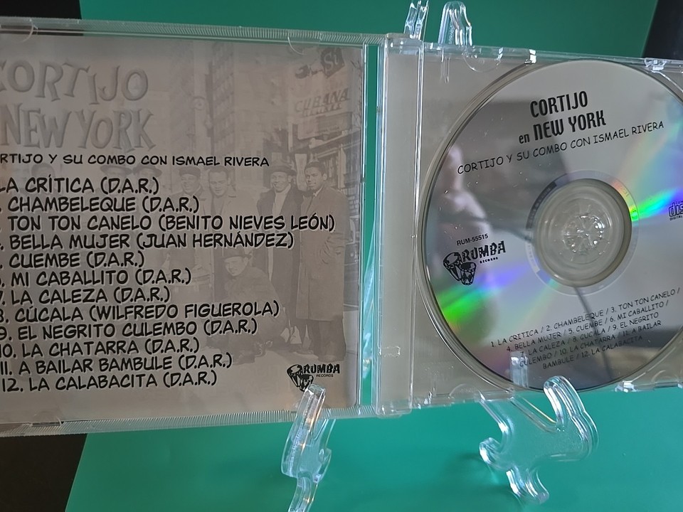 CORTIJO Y SU COMBO CON ISMAEL RIVERA CORTIJO EN NY RUMBA SALSA CD MINT ...