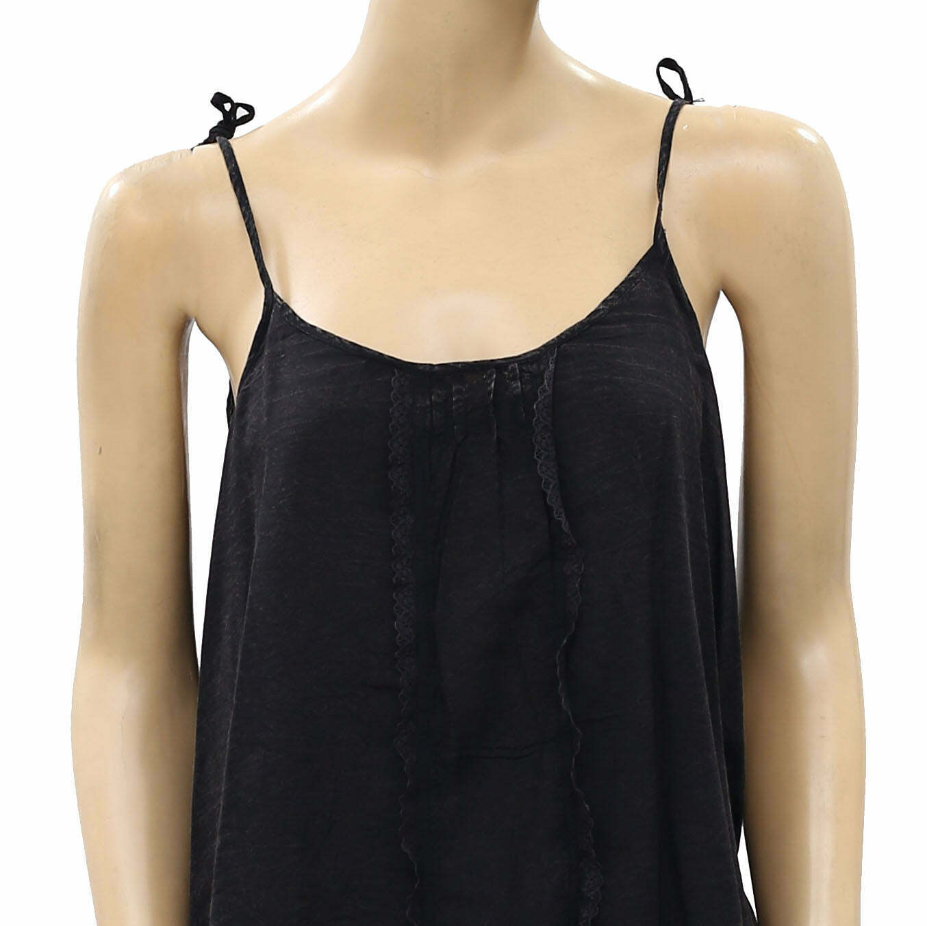 Intimately Free People Shiela's Valerie Lace Blouse Top Cami Pintuck XS ...