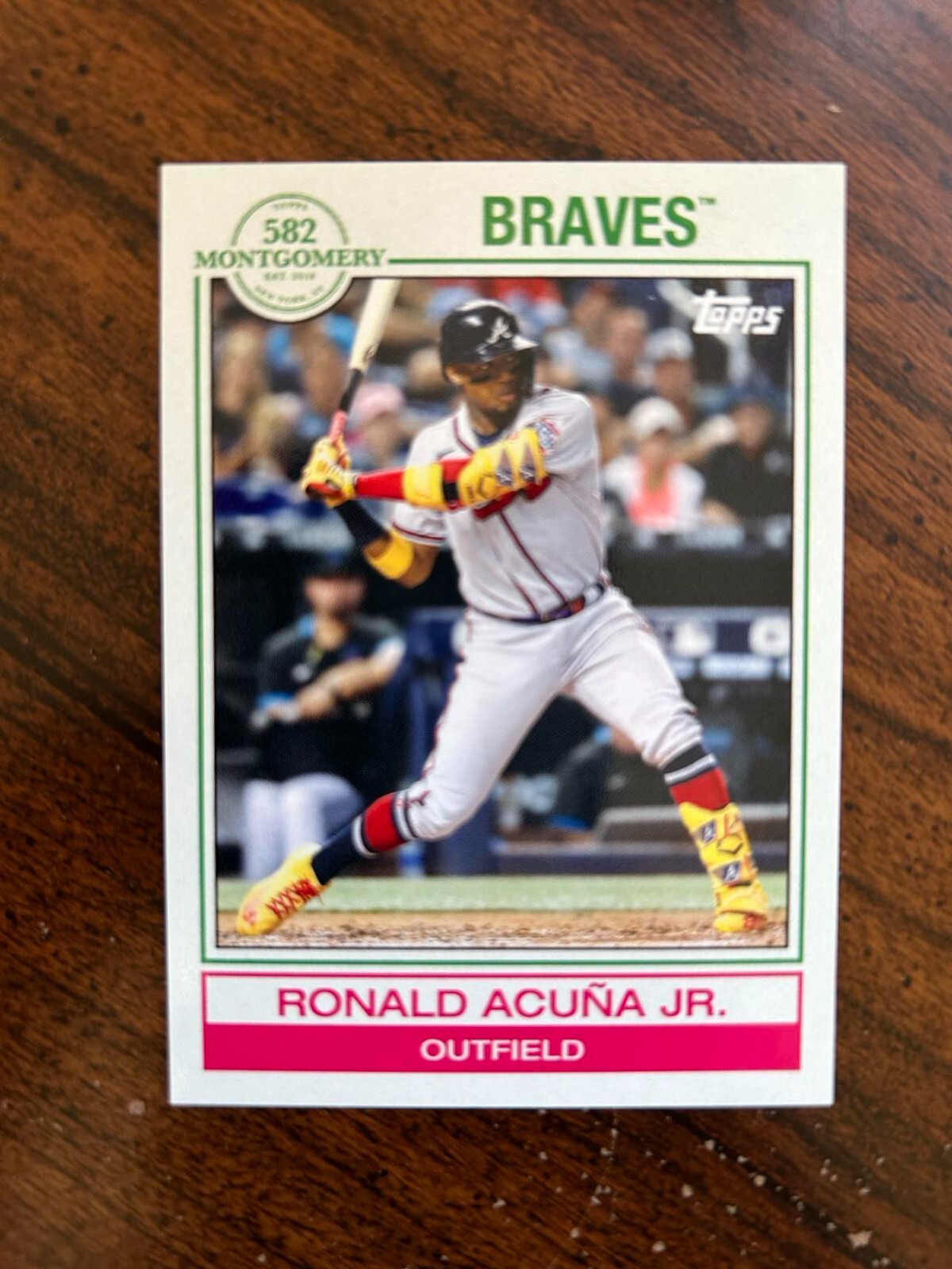 Ronald Acuna Jr., Set 4 #5 - 2022 Topps 582 Montgomery | eBay